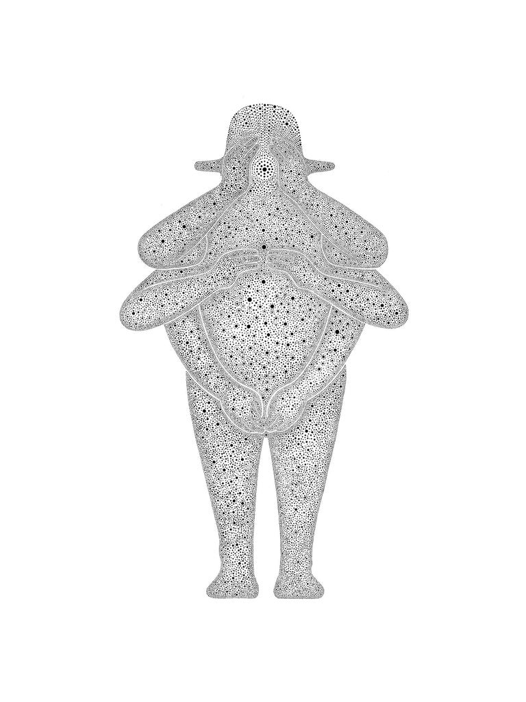 Prodip Leung - Reiki Starchild (White) For Sale at 1stDibs