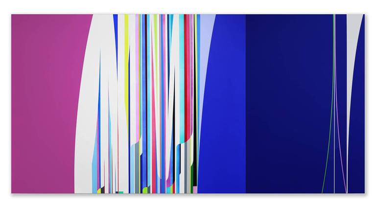 Dion Johnson - Dion Johnson, Revolver, 2017 acrylic on canvas, abstract ...