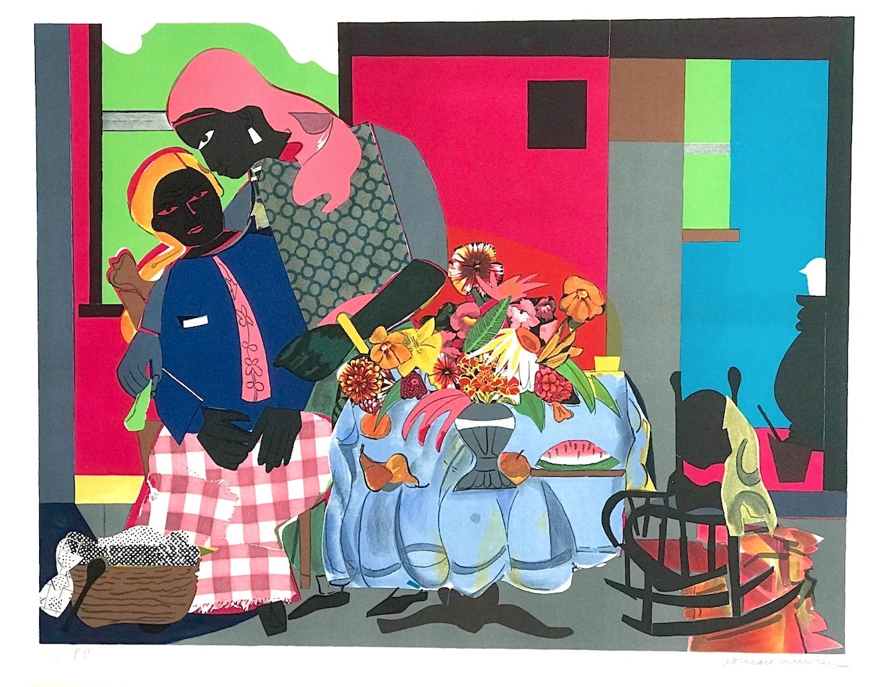 Romare Bearden - Romare Bearden JAMMING AT THE SAVOY The Brooklyn ...