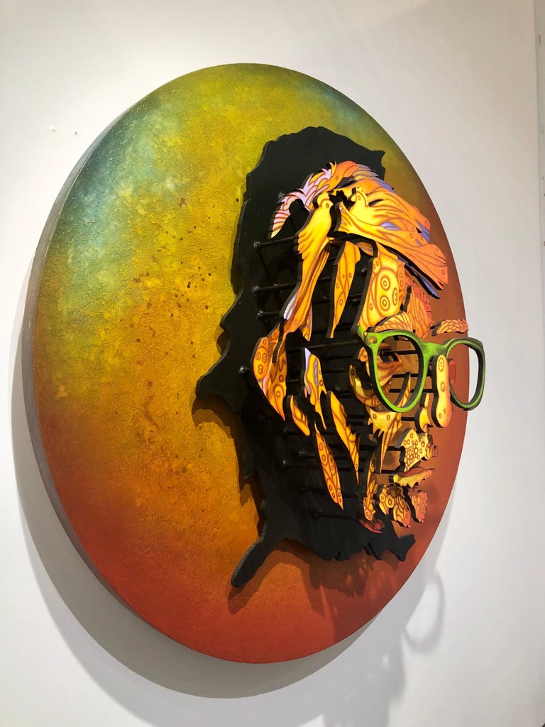 Pablo Caviedes - Andy Warhol's 3D portrait "On The Map" - large scale ...