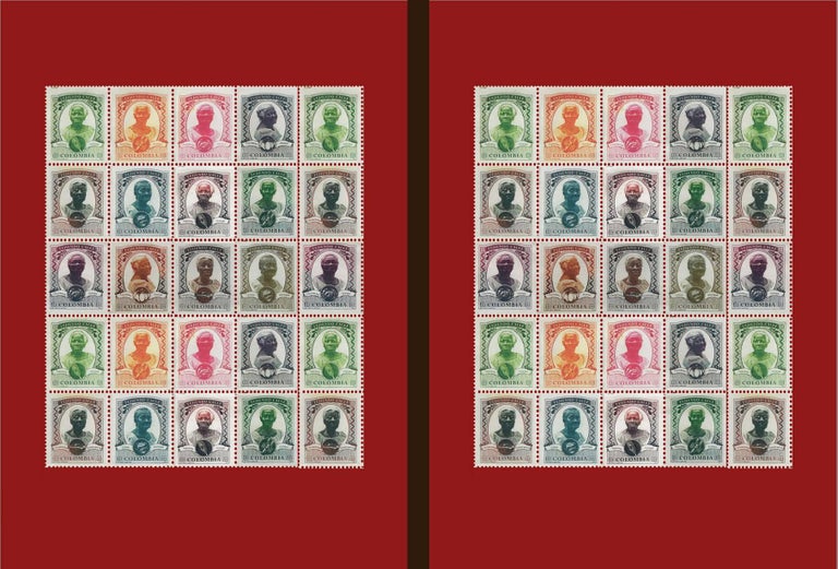 Ruby Rumie - 50 PORTRAITS (2 pages of postage stamps) For Sale at 1stDibs
