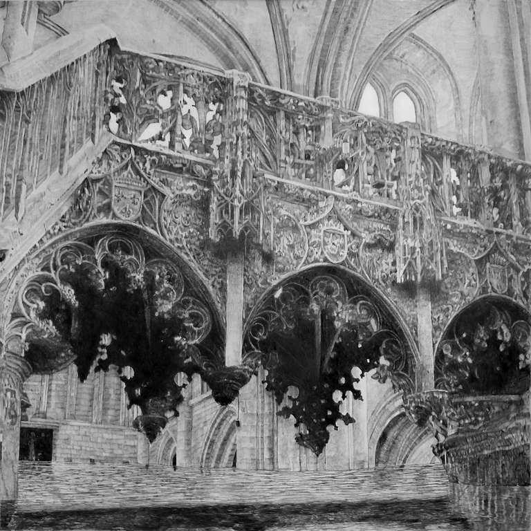 Hugo Bastidas - Clearing, Painting For Sale at 1stdibs