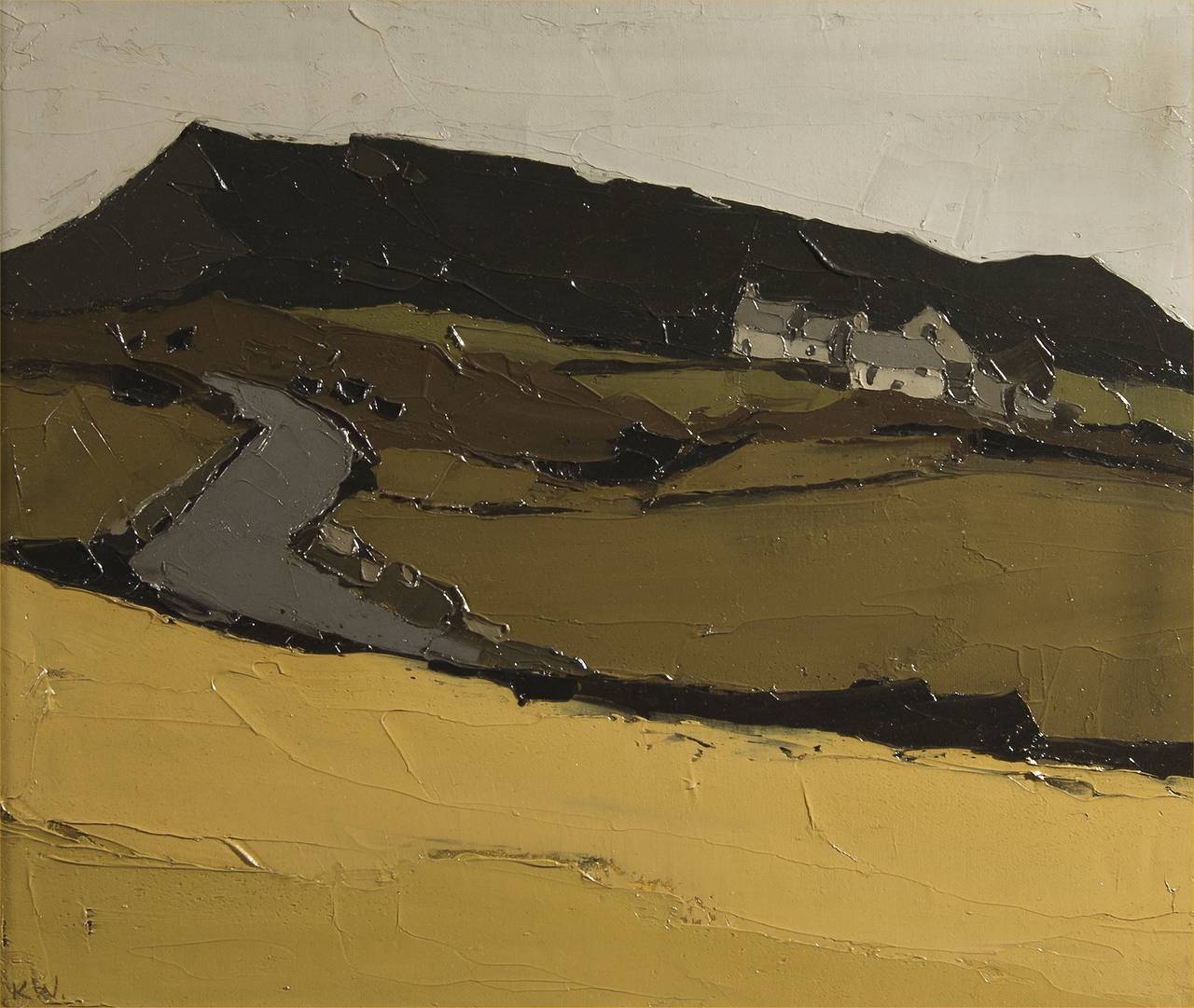 Sir Kyffin Williams - Llanfihangel Tinsilury at 1stDibs | kyffin ...
