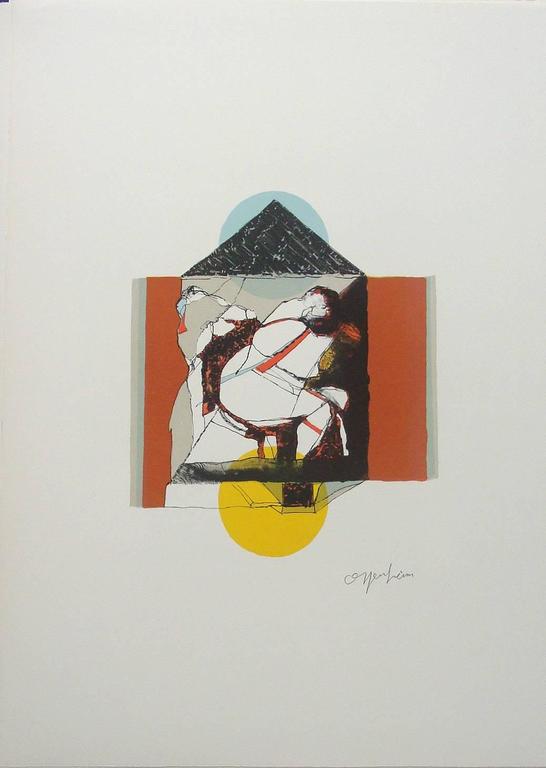 David H. Oppenheim - 10 piece suite of hand signed Lithographs ...