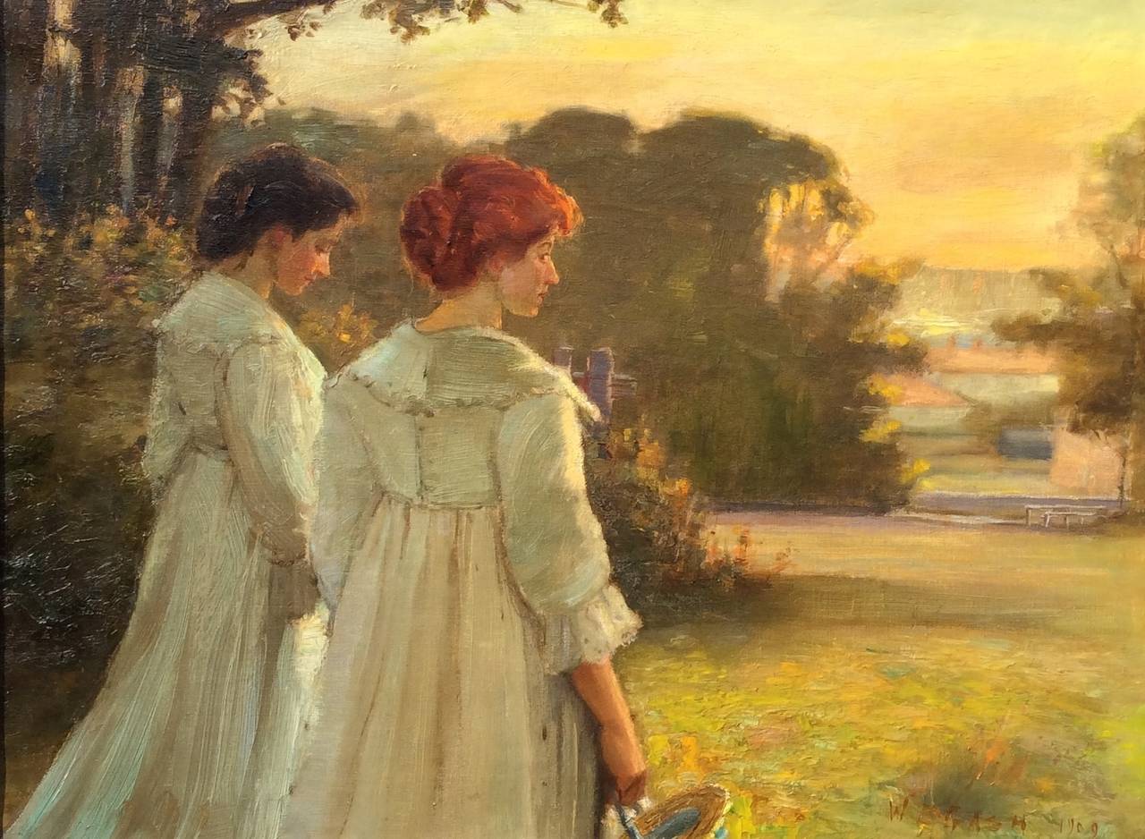 Walter Bonner Gash - Sunset Stroll For Sale at 1stDibs