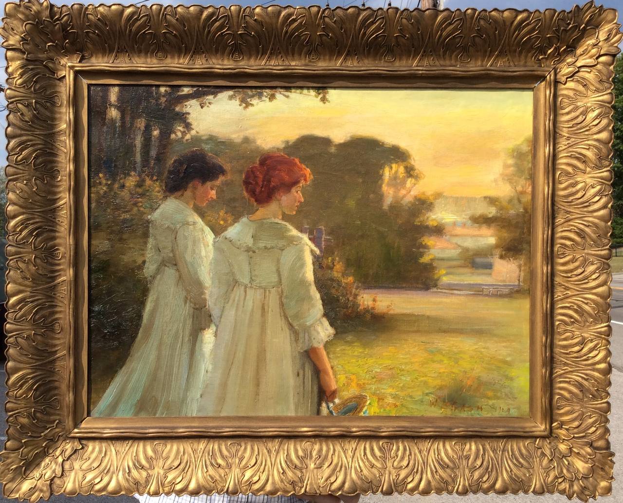 Walter Bonner Gash - Sunset Stroll For Sale at 1stDibs