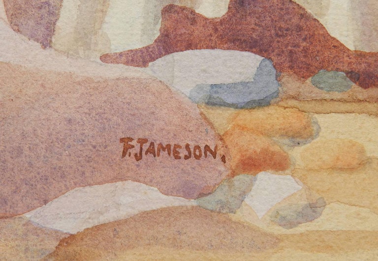 Frank Jameson - Watercolour by Frank Jameson Art Deco 1930s English St ...