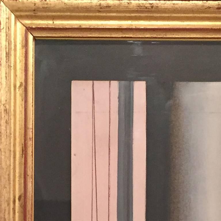 Luc Peire - Luc Peire "Study for Gerium" 1959, Oil on Paper Abstract ...