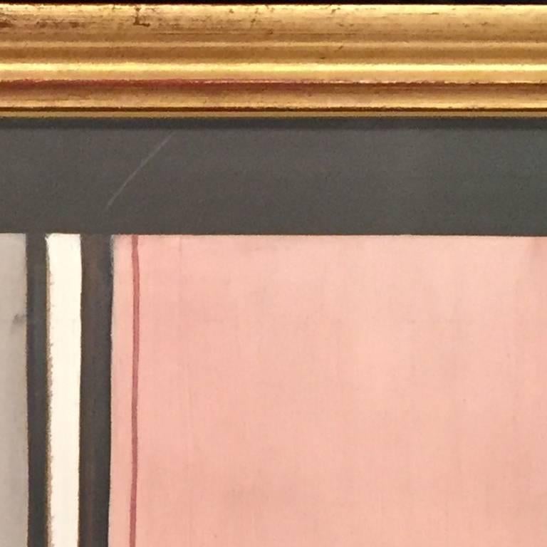 Luc Peire - Luc Peire "Study for Gerium" 1959, Oil on Paper Abstract ...