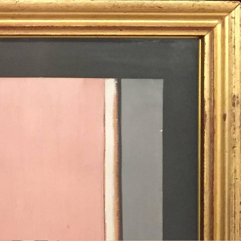 Luc Peire - Luc Peire "Study for Gerium" 1959, Oil on Paper Abstract ...