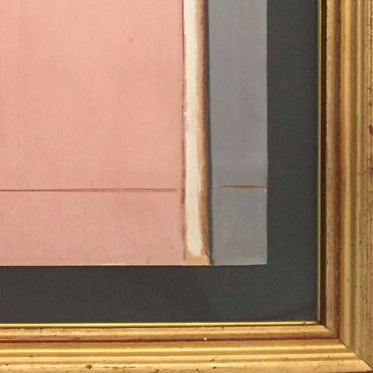 Luc Peire - Luc Peire "Study for Gerium" 1959, Oil on Paper Abstract ...