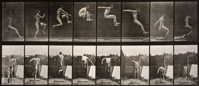 Eadweard Muybridge - Animal Locomotion: Plate 160 (Man Performing Long ...