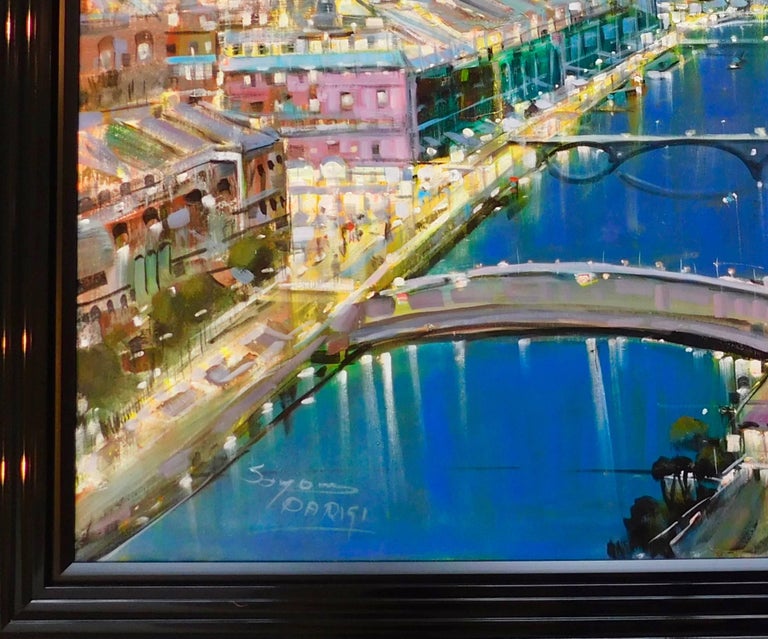 Mario Sansone - Paris by Night For Sale at 1stDibs