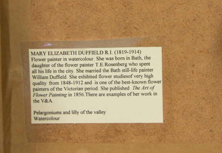 Mary Elizabeth Duffield - Mary Elizabeth Duffield RI - Signed English ...