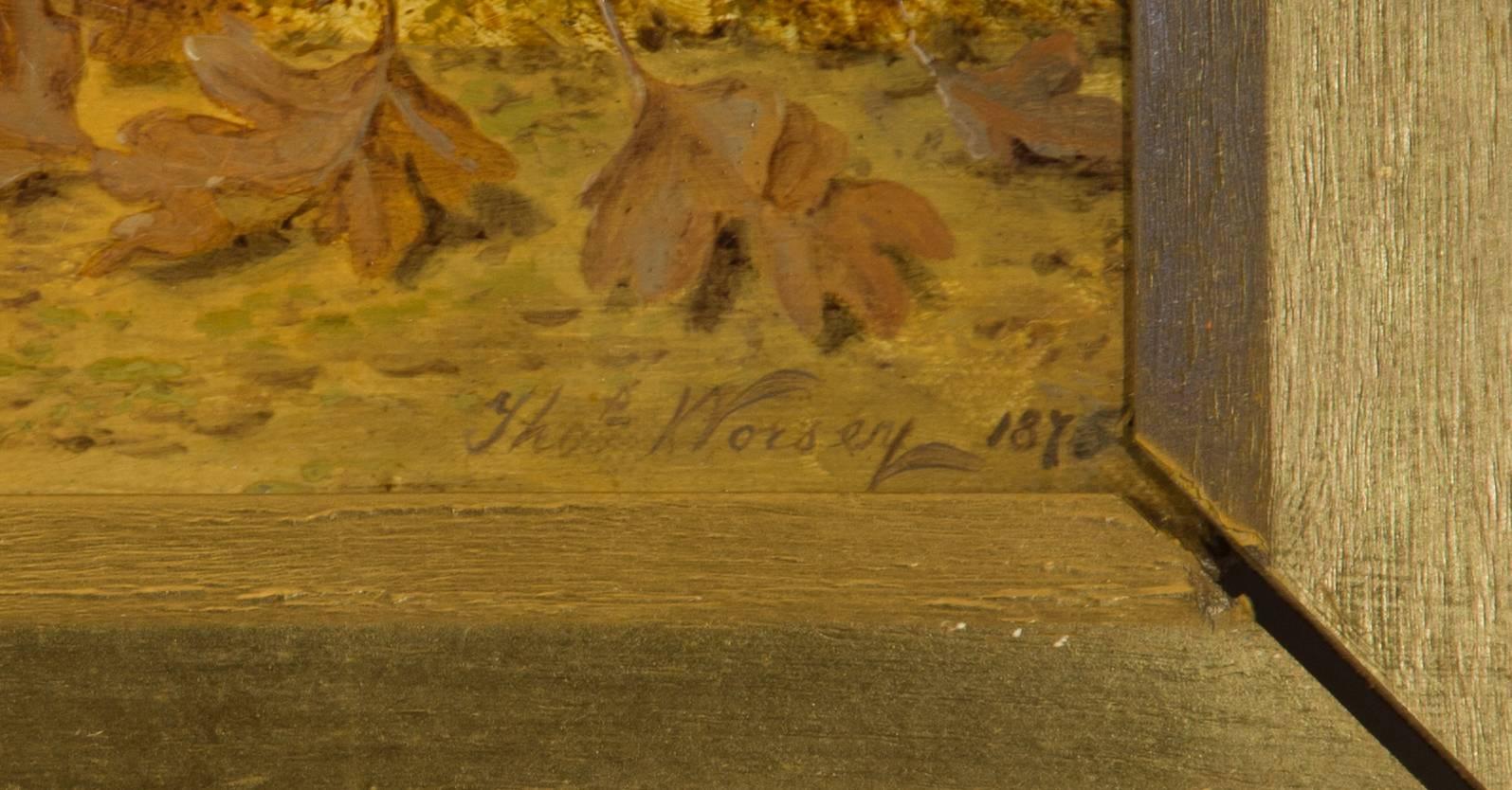 THOMAS WORSEY RBSA - Thomas Worsey - 1875 Signed 19th Century English ...