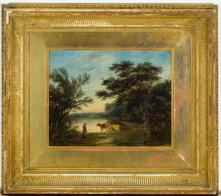 Robert Burrows - Robert Burrows - 19th Century Signed English Oil ...