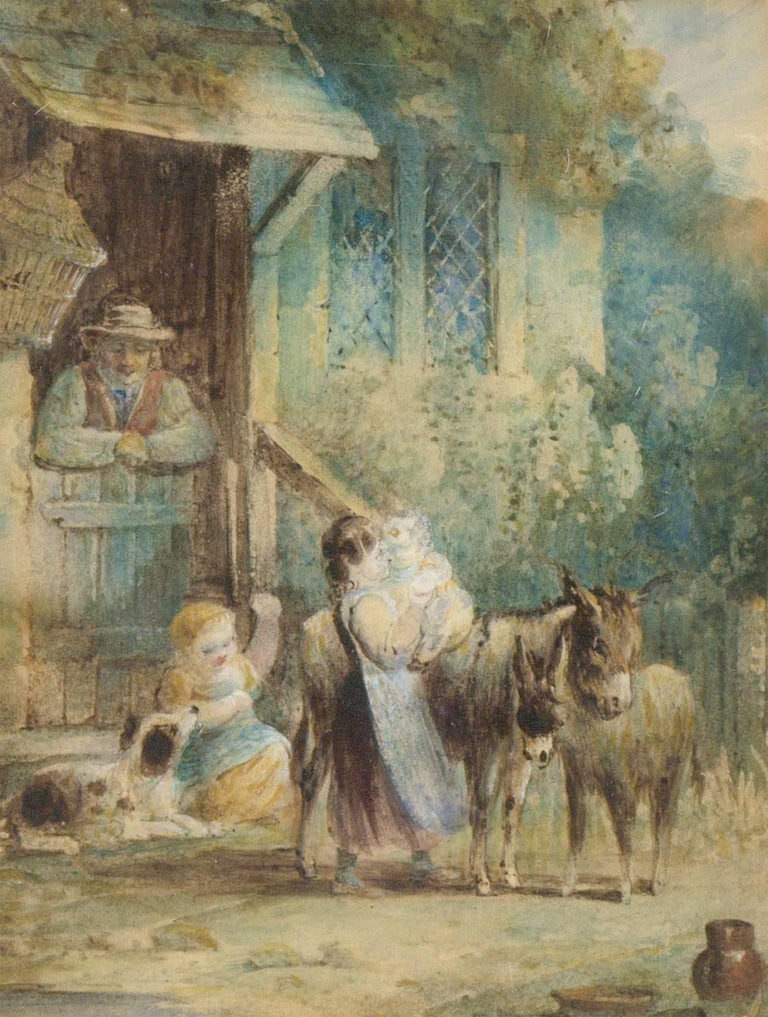 Richard Westall - Richard Westall RA - Signed 1823 English Watercolour ...