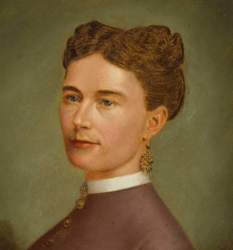 Joseph H. Dille - Joseph H. Dille (1820-1918) - Signed 1869 Oval ...