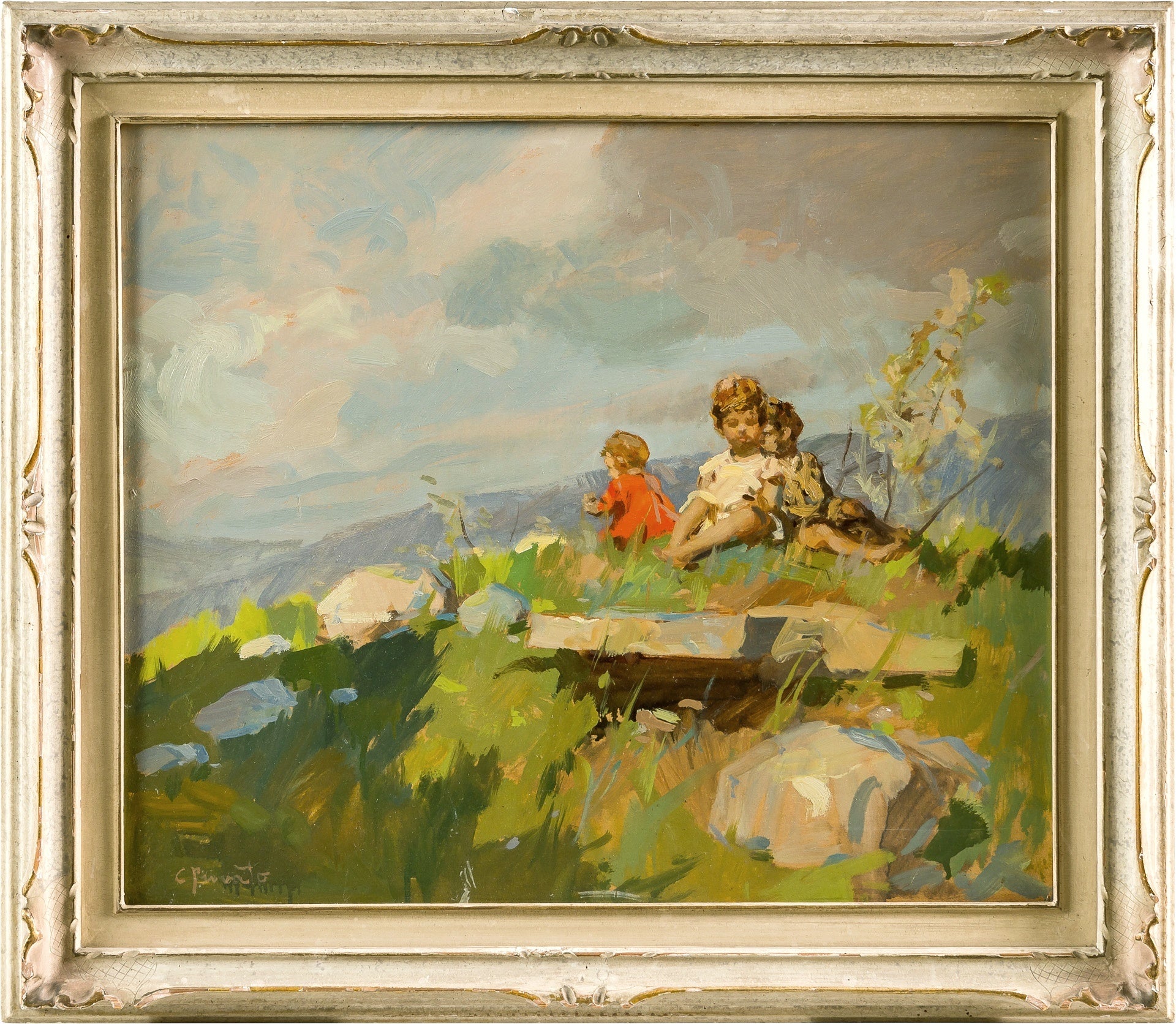 Denis Thornton - Original Post-War Oil Painting of Mulroy Bay Donegal ...