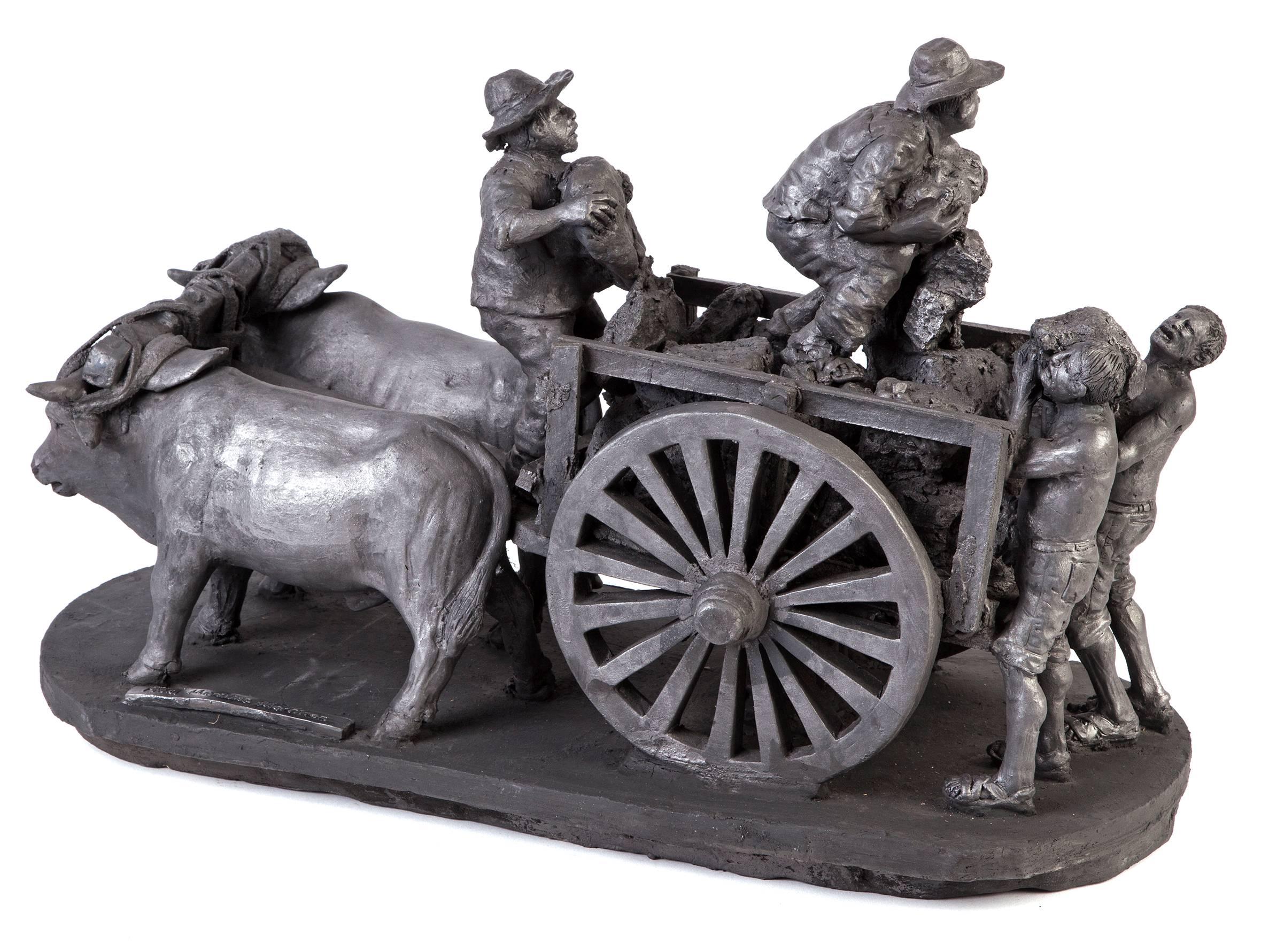 Fidel Martinez Martinez - 24'' La Pizca Mexican Folk Art For Sale at ...