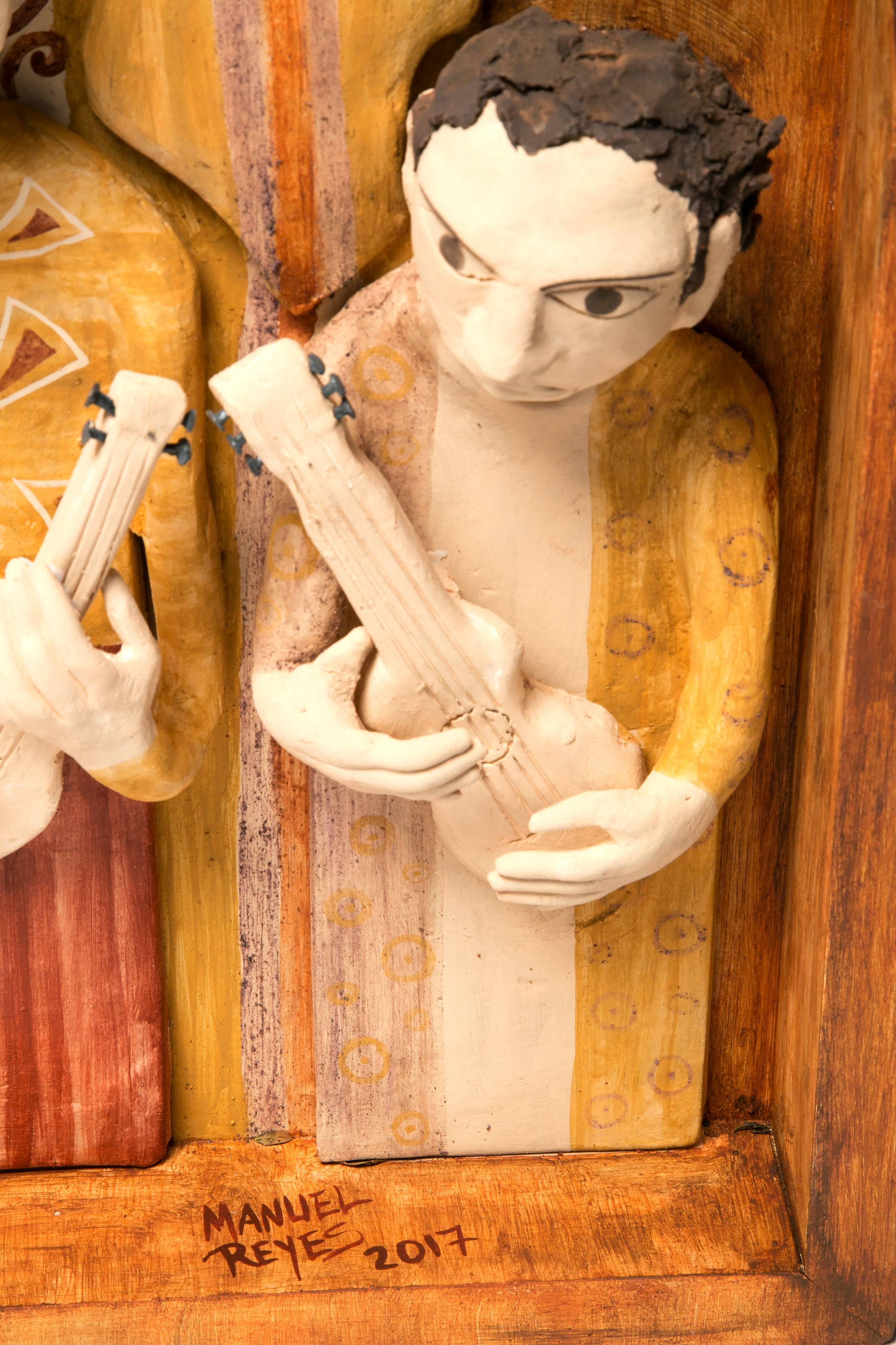 Manuel David Reyes Ramirez - 39'' La Orquesta / Ceramics Mexican Folk ...