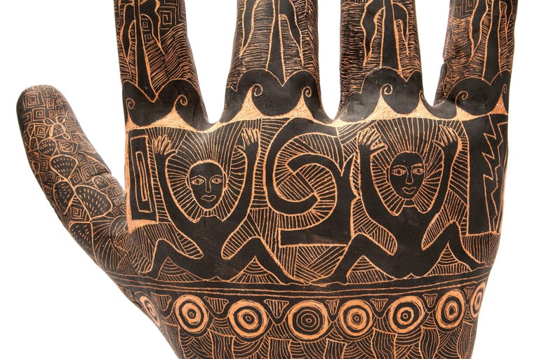 Manuel David Reyes Ramirez - 14'' La Mano Mixteca / Ceramics Mexican ...
