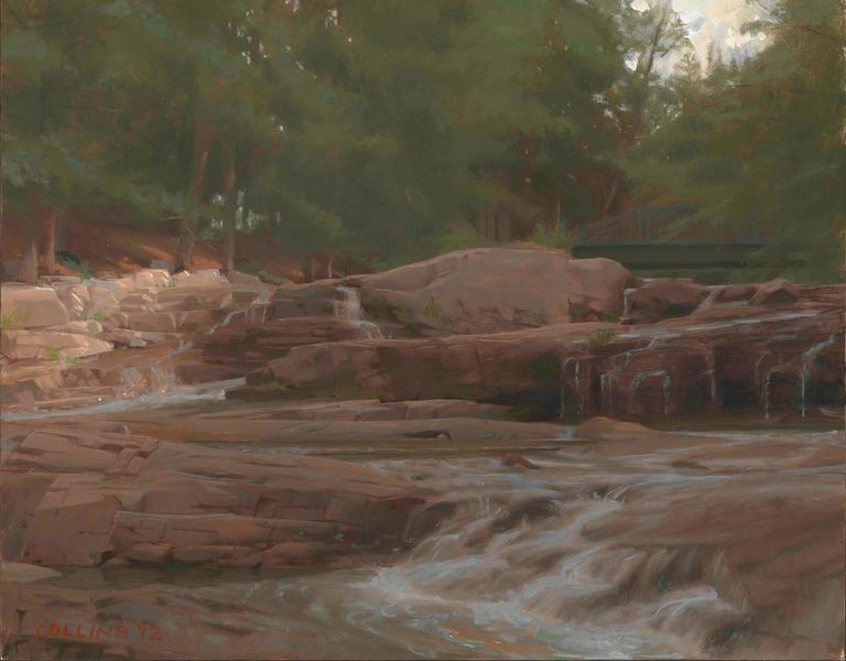 Jacob Collins - Above the Jackson Falls, New Hampshire, Painting For ...