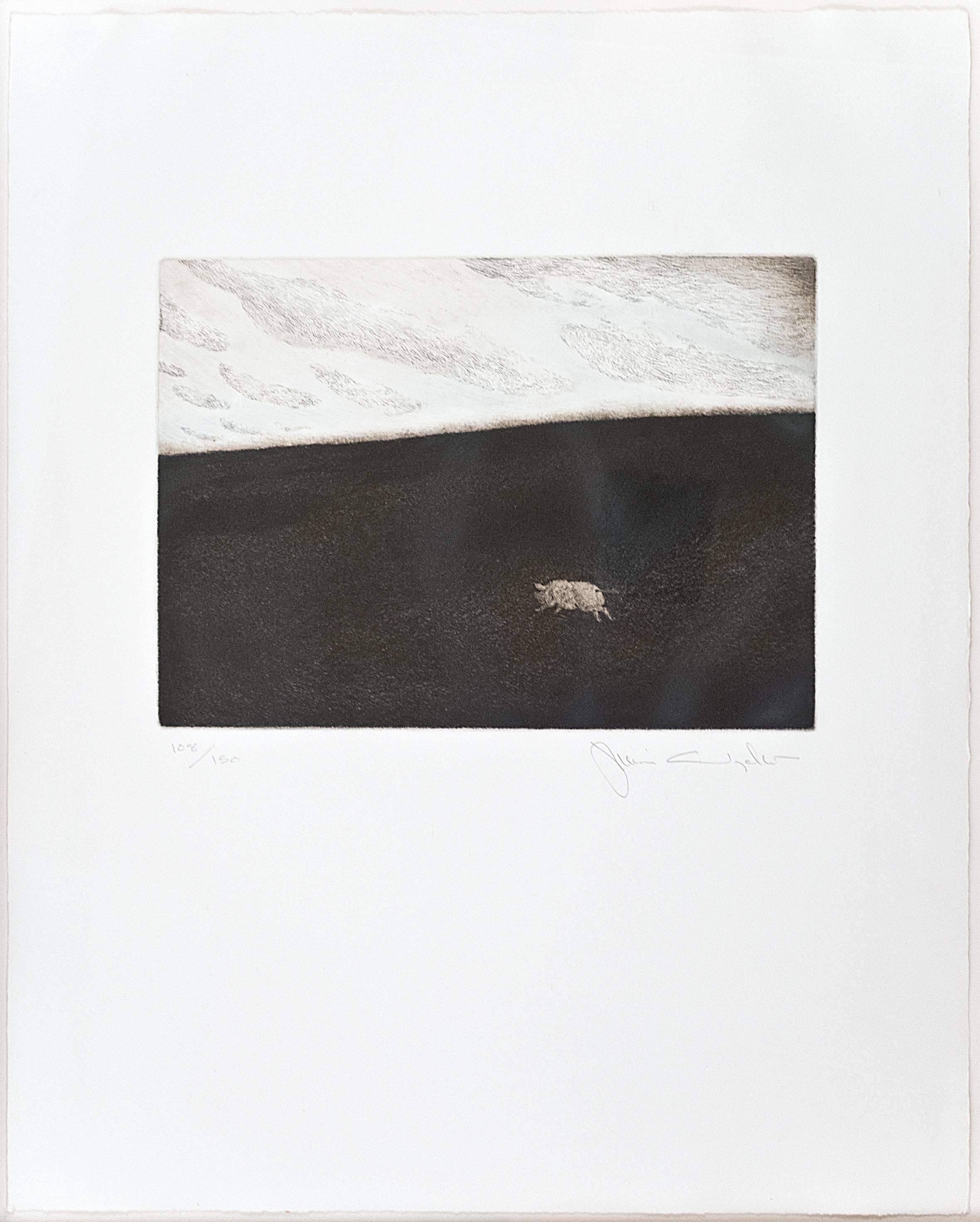 Jamie Wyeth - Runaway Pig For Sale at 1stDibs | jamie wyeth pig print