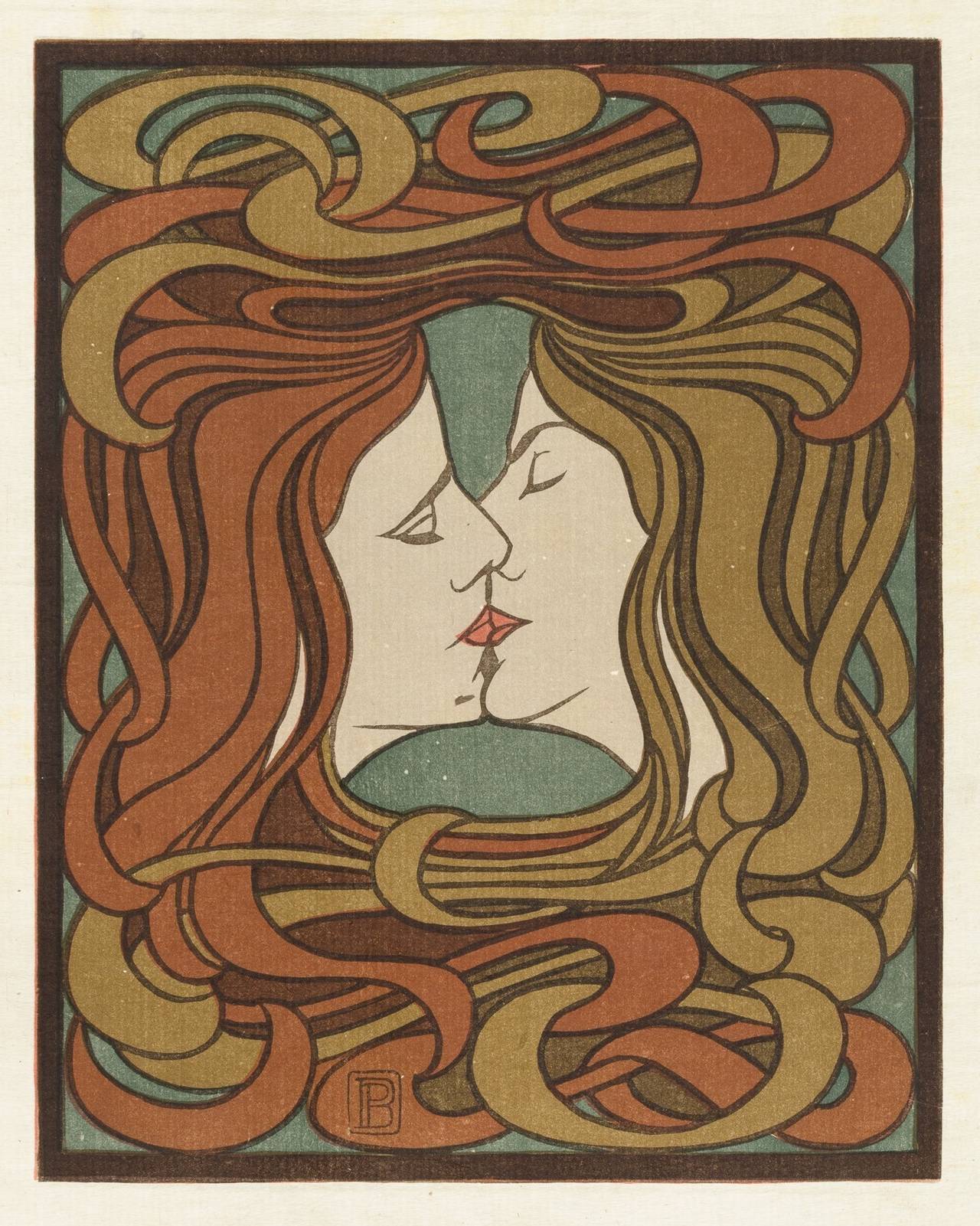 Peter Behrens - Der Kuss at 1stDibs | peter behrens der kuss, der kuss ...