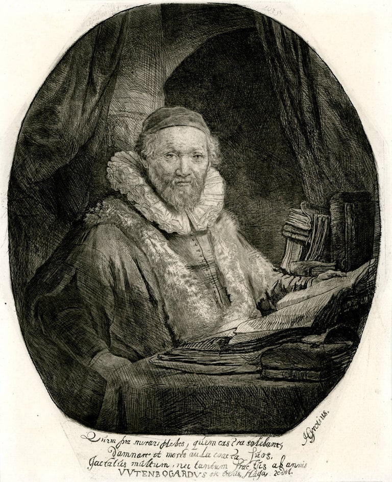 Rembrandt van Rijn - Jan Uytenboagert, Preacher of the Remonstrants at ...