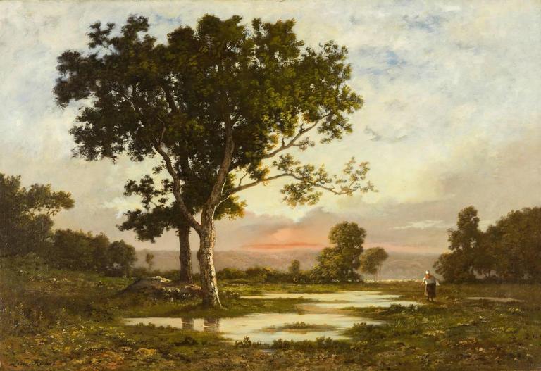 Leon Richet - The Setting Sun at 1stDibs