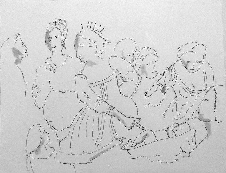 Jerry Wellman - The Finding of Moses after Orazio Gentileschi For Sale ...