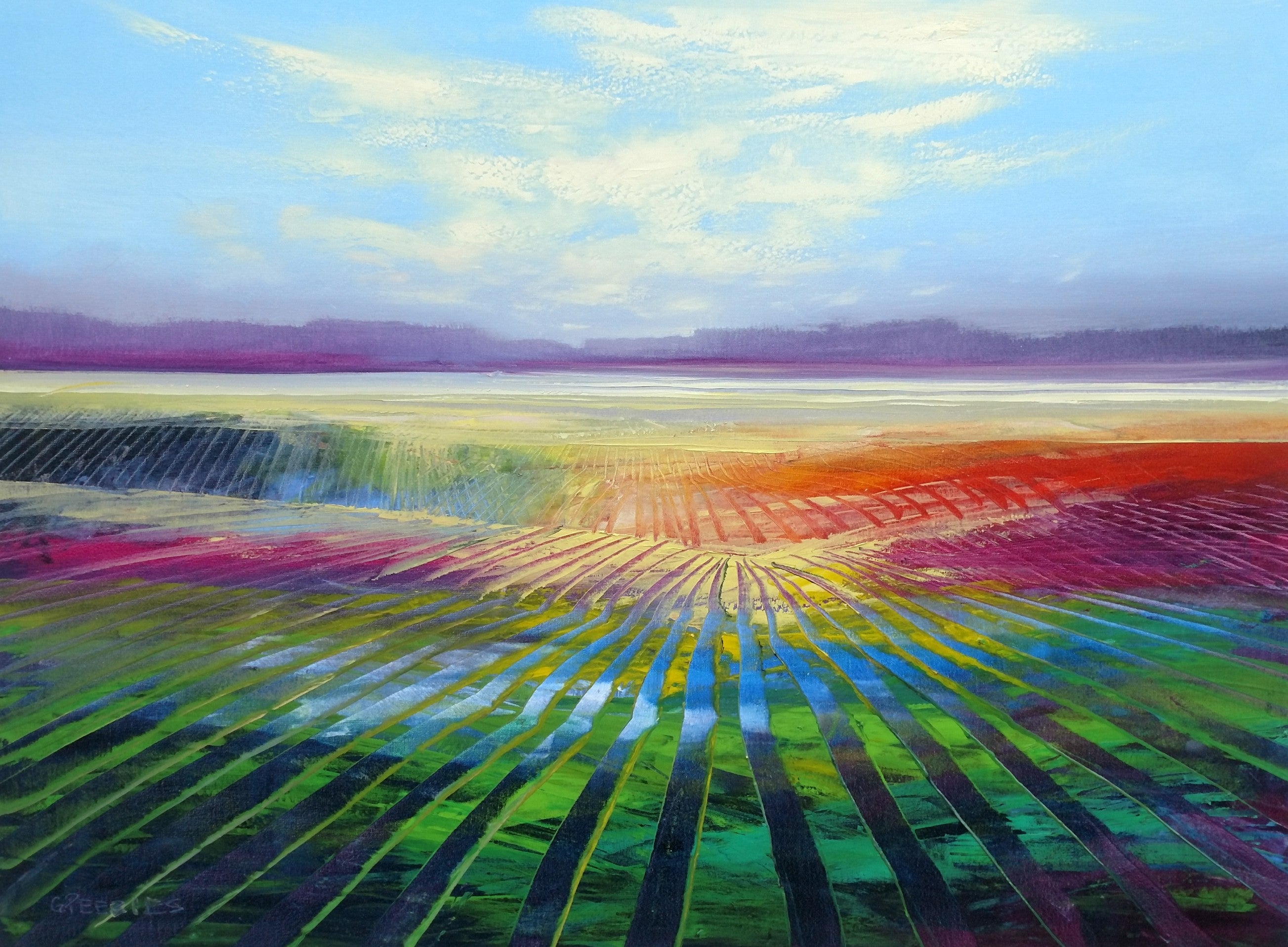 George Peebles - Sweet Dusk, Oil Painting For Sale at 1stDibs