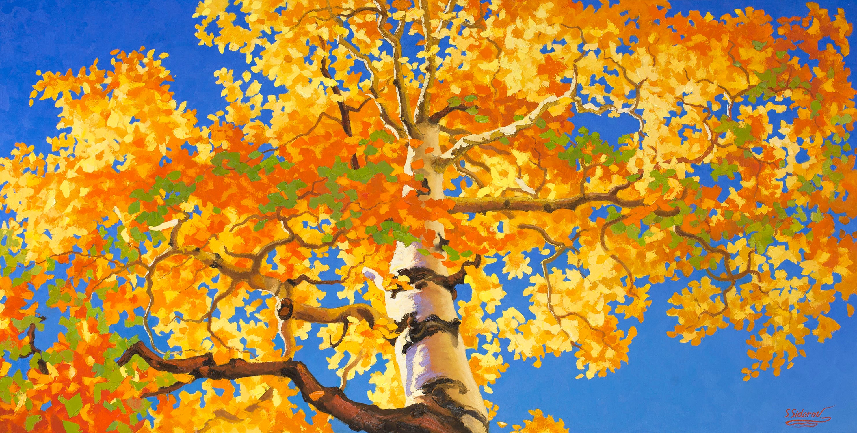 Stanislav Sidorov - Bow Bridge. Central Park. New York., Oil Painting ...