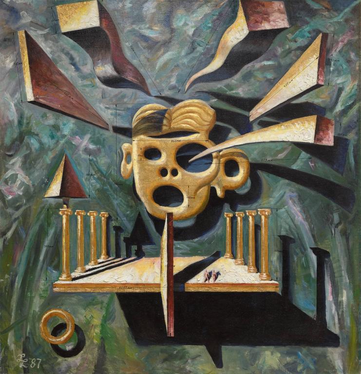 George Quaintance - Night in the Desert, Painting at 1stdibs