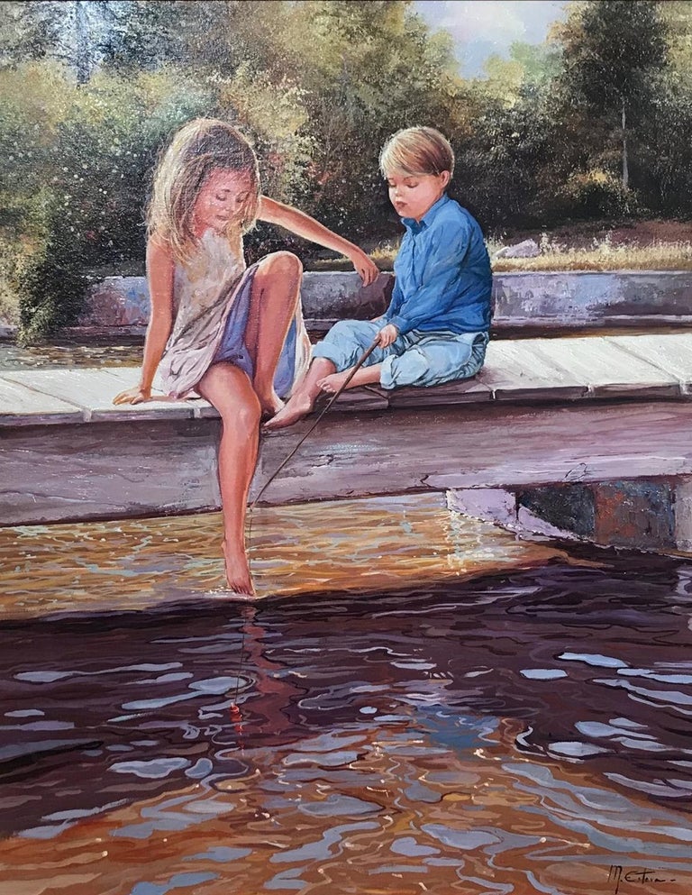 Marc Esteve - Breaking Waves, Painting For Sale at 1stdibs