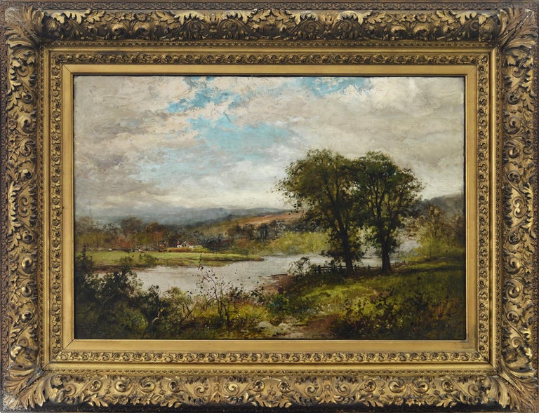 Frank Clark Bromley - Summer Landscape, Painting For Sale at 1stdibs