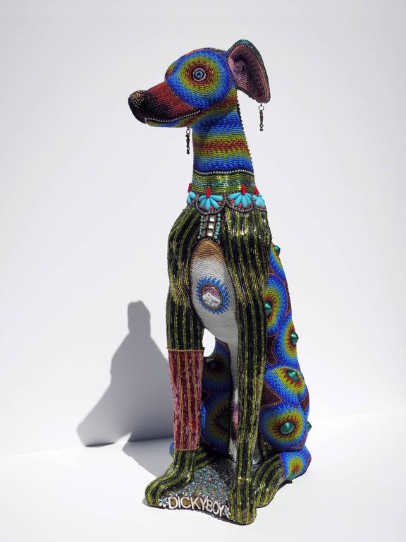Jan Huling - Dicky Boy by Jan Huling, Czech Glass Seed Beads on Mixed ...