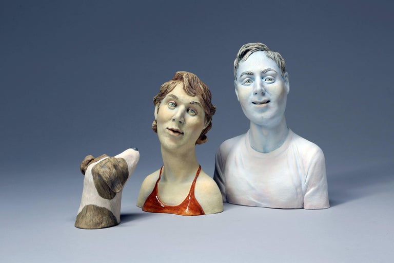 Beverly Mayeri - Conversations II: Grouping III, Ceramic Sculpture with ...