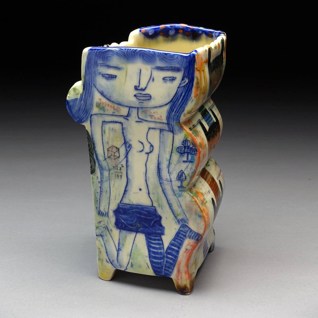 Kevin Snipes - Striped Sock at 1stDibs