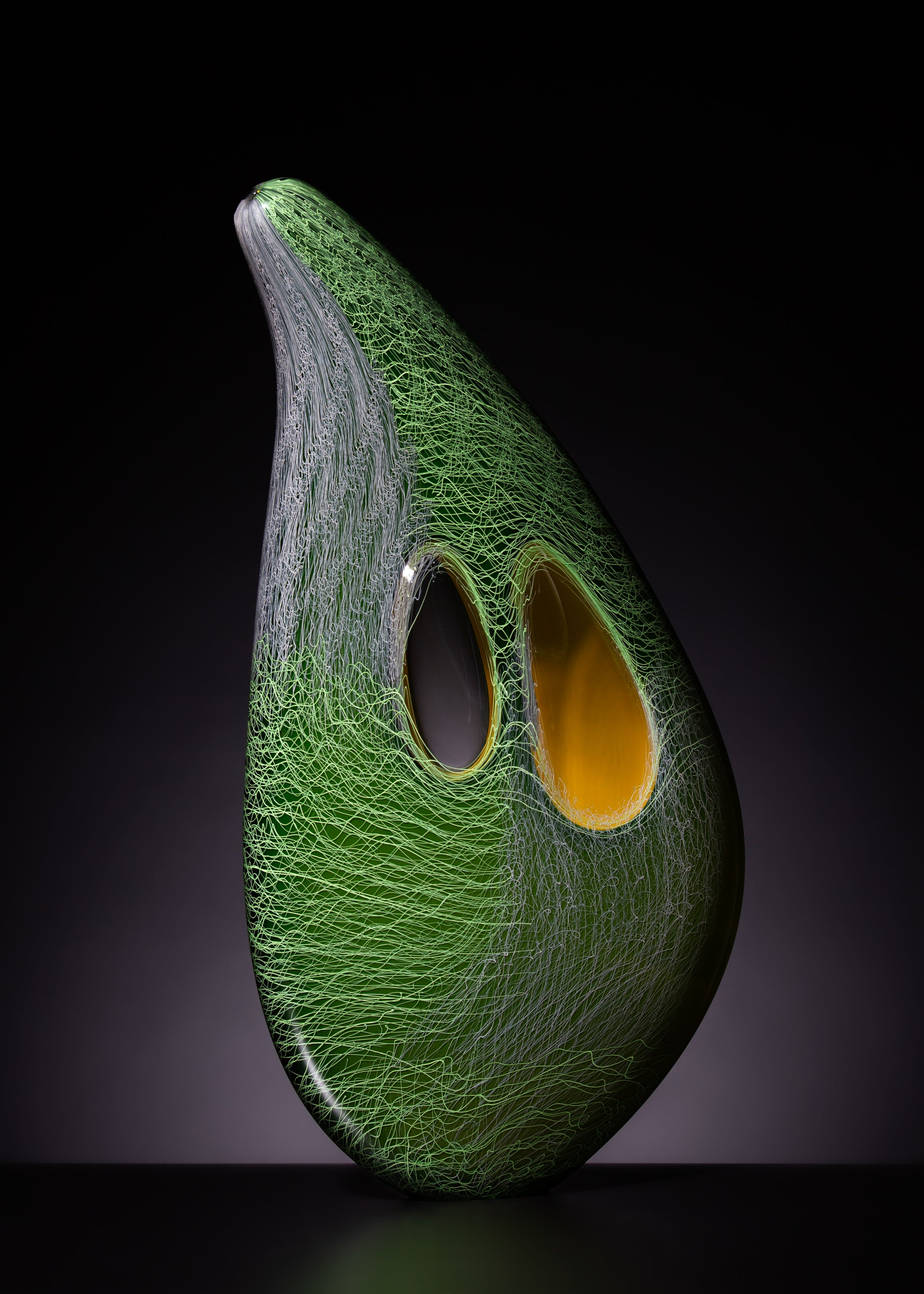Benjamin Cobb - "Blue Stitched Mussel", Contemporary, Blown, Glass ...