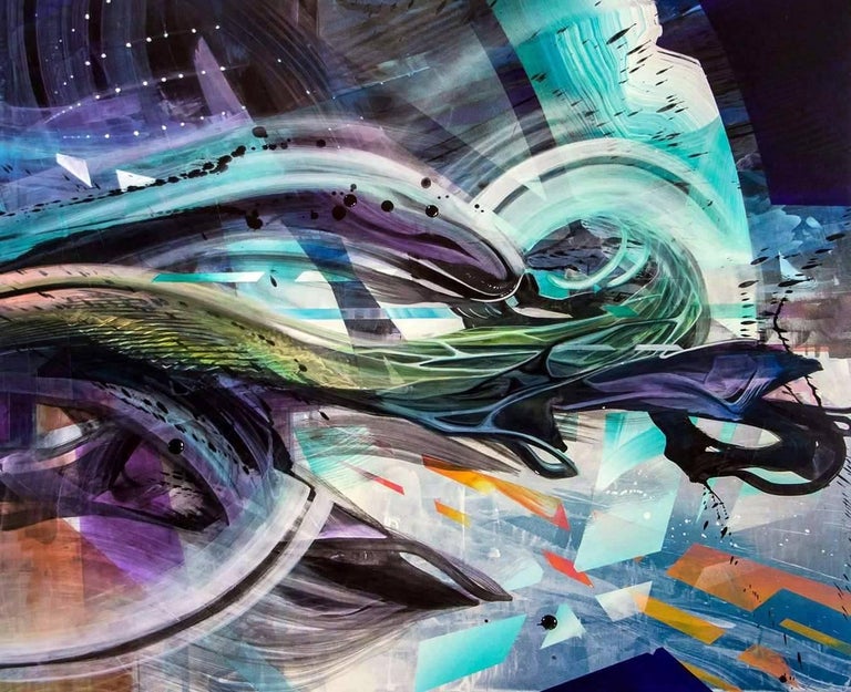 Zach Jackson - Bound by Zach Jackson, Dark Ambient Abstract Acrylic ...