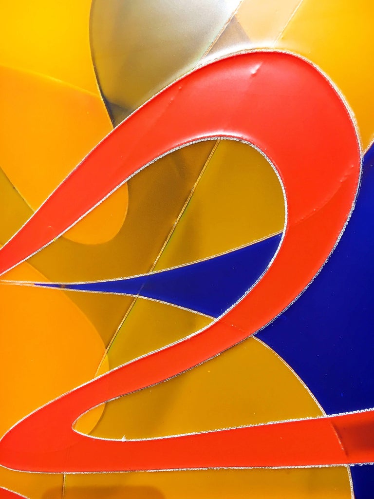 Ronald Johnson - "Can You Set...", Acrylic and Polyurethane with Mixed ...