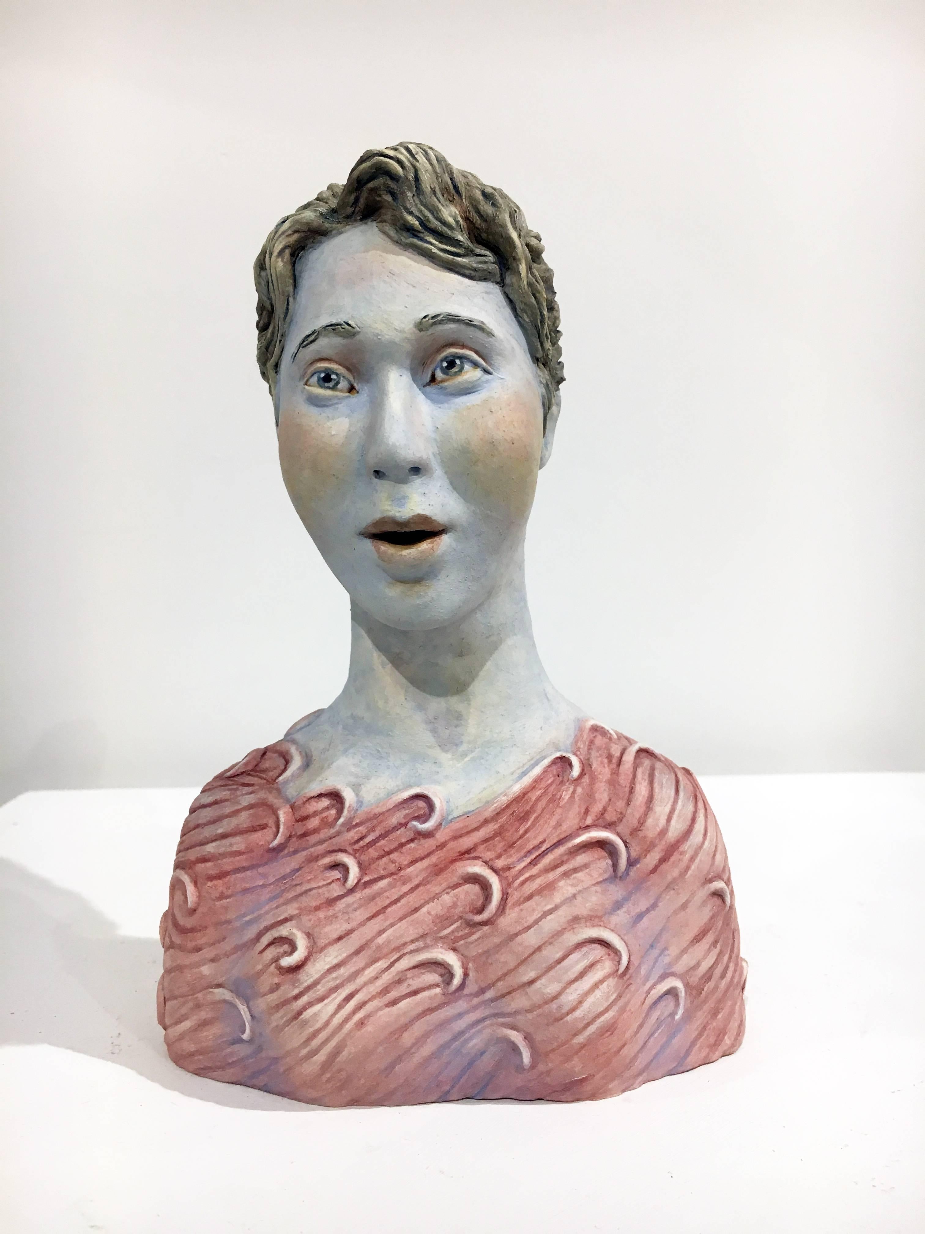 Beverly Mayeri - "Conversation: Grouping 3", Ceramic Figures Painted ...