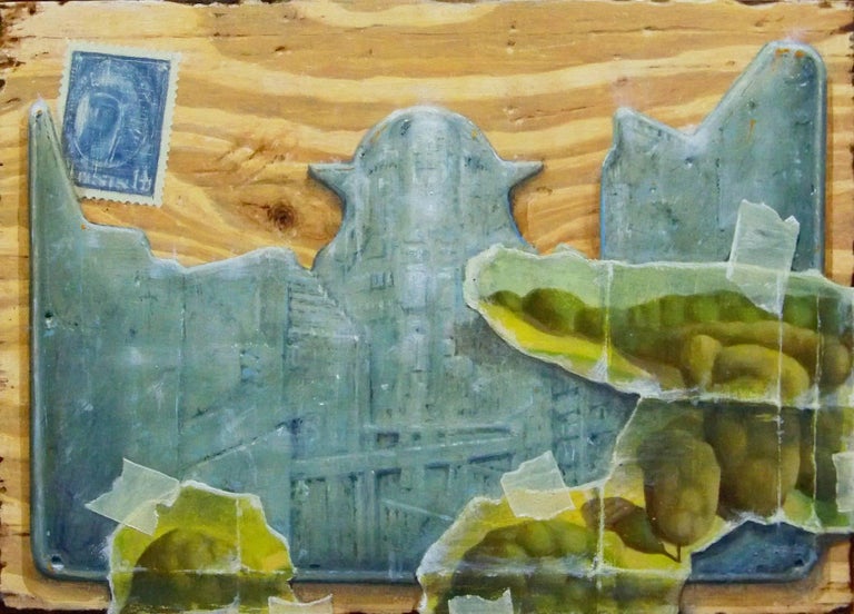 Jason Bly - Manhattan Project by Jason Bly, Small Pop Art Oil Painting ...