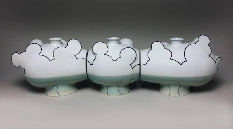 Sam Chung - "Cloudscape", Contemporary, Porcelain, Sculpture, Ceramic ...