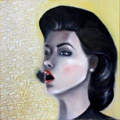 Peter Driben - The Scarlet Sinner, Painting at 1stdibs