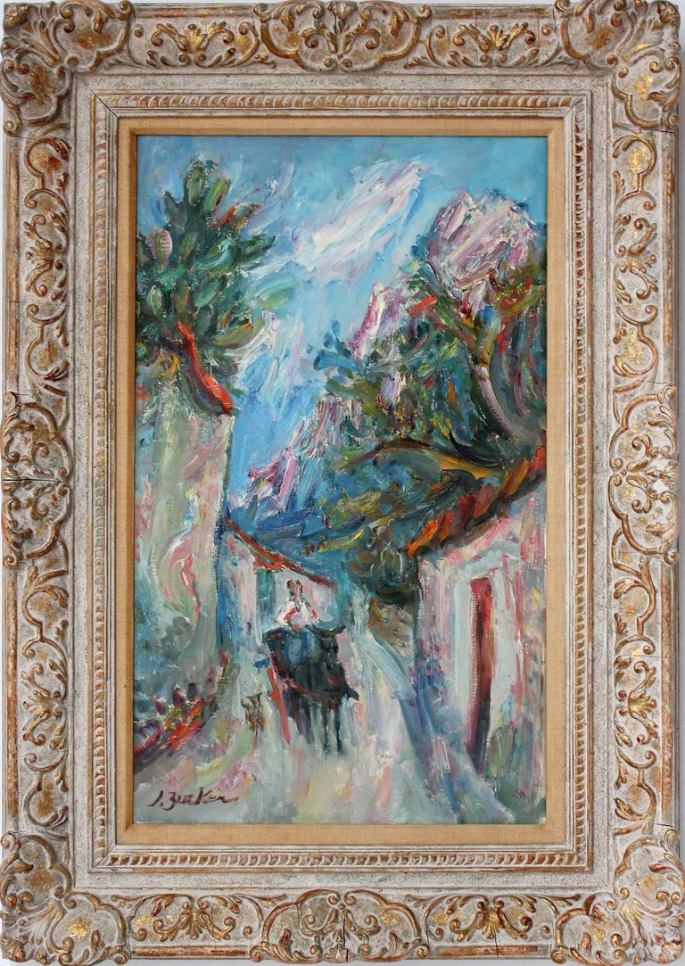 Jacques Zucker - Town Down by the Mountains at 1stdibs