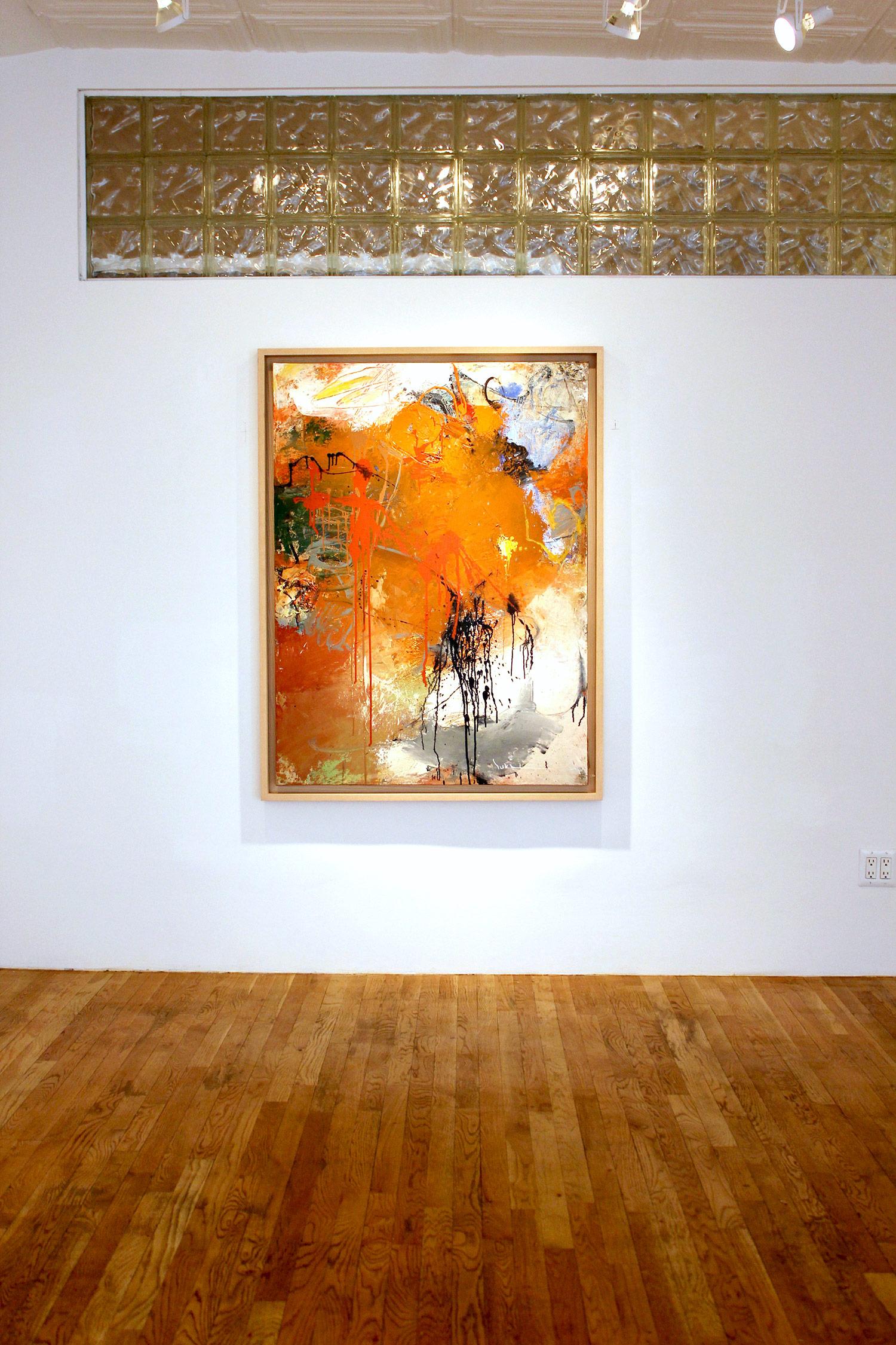 Suki Maguire - "Nature and Human Relationship 60F" Mixed Media Abstract ...
