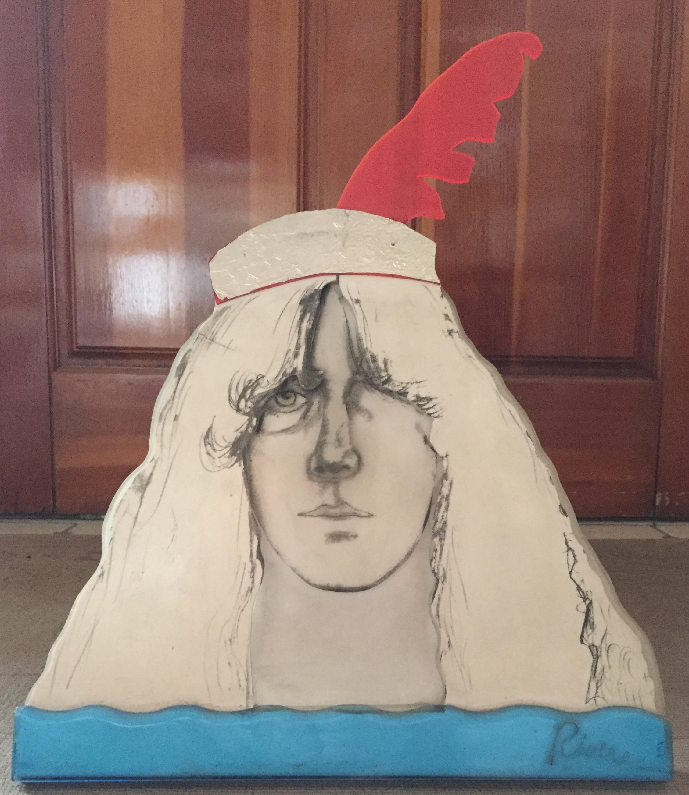 Larry Rivers - Drawing of singer Carly Simon For Sale at 1stDibs